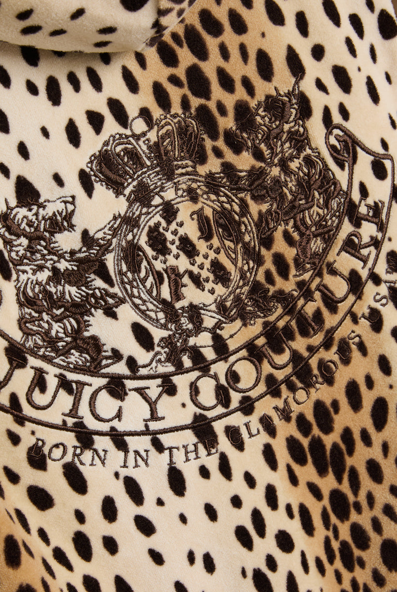 CHEETAH CREST HERITAGE ROBYN HOODIE – Juicy Couture UK