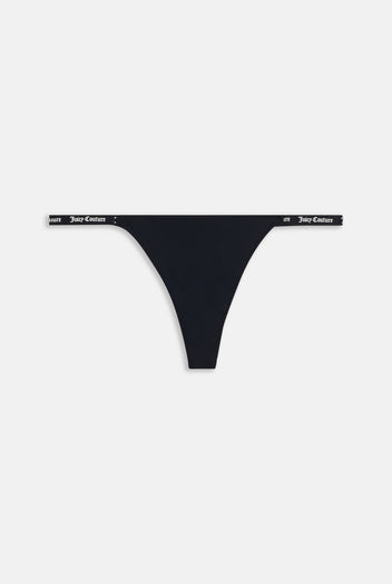 MULTIPACK OF 3 MINI TAPE LOGO THONGS – Juicy Couture UK