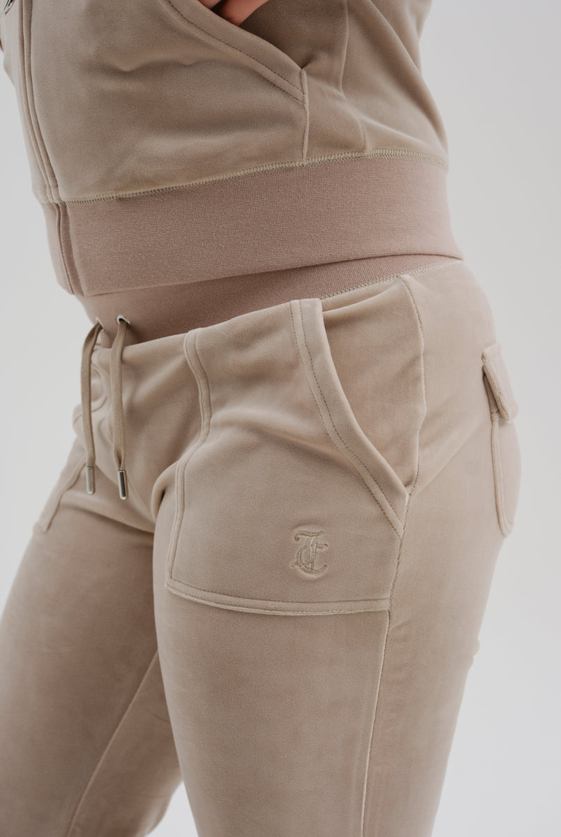 STRING CLASSIC VELOUR DEL RAY POCKETED BOTTOMS – Juicy Couture UK